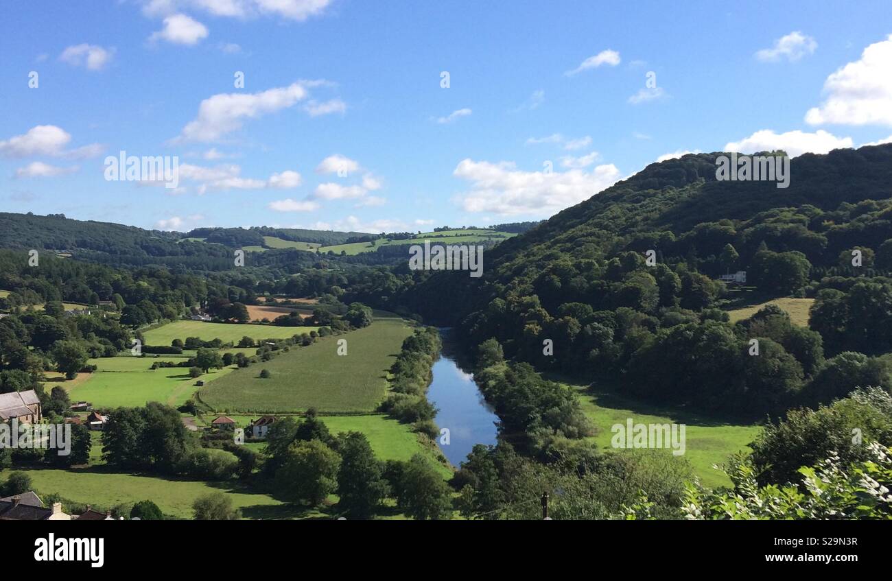 River Wye in Wales Stock Photo - Alamy