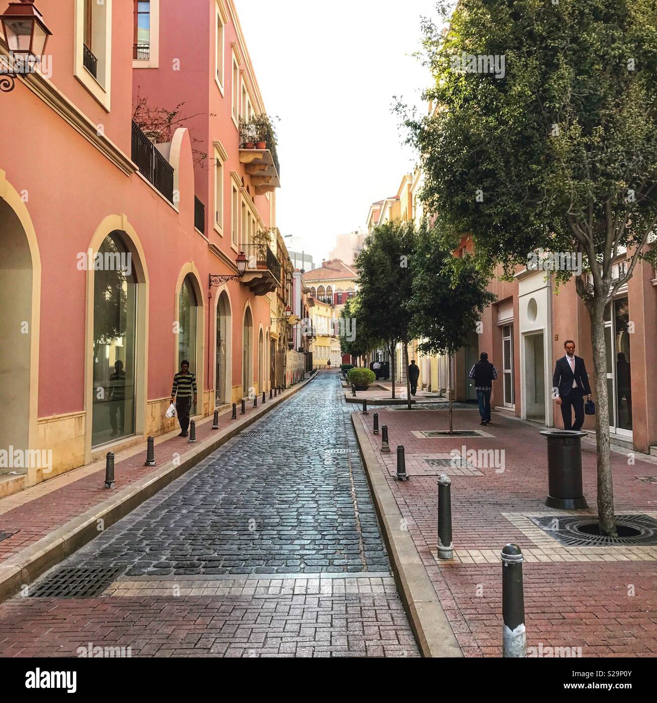 Beirut Downtown renovated Saifi Village Stock Photo - Alamy