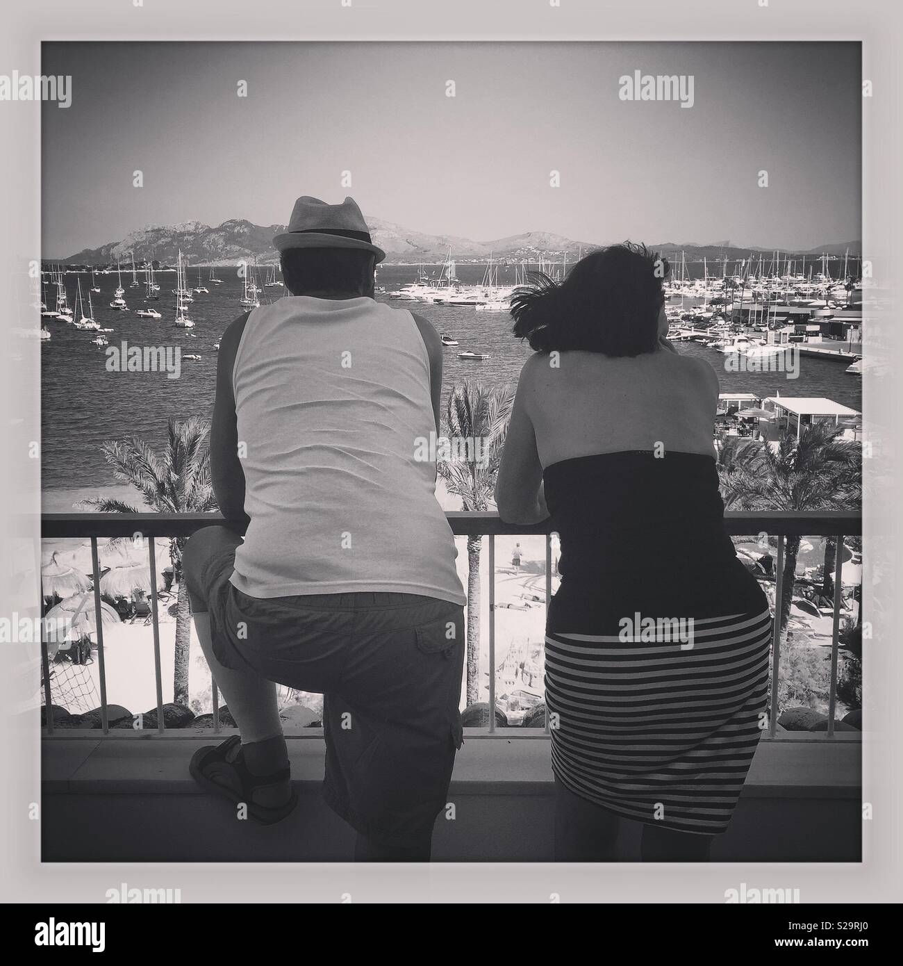 Looking out over marina hi-res stock photography and images - Alamy