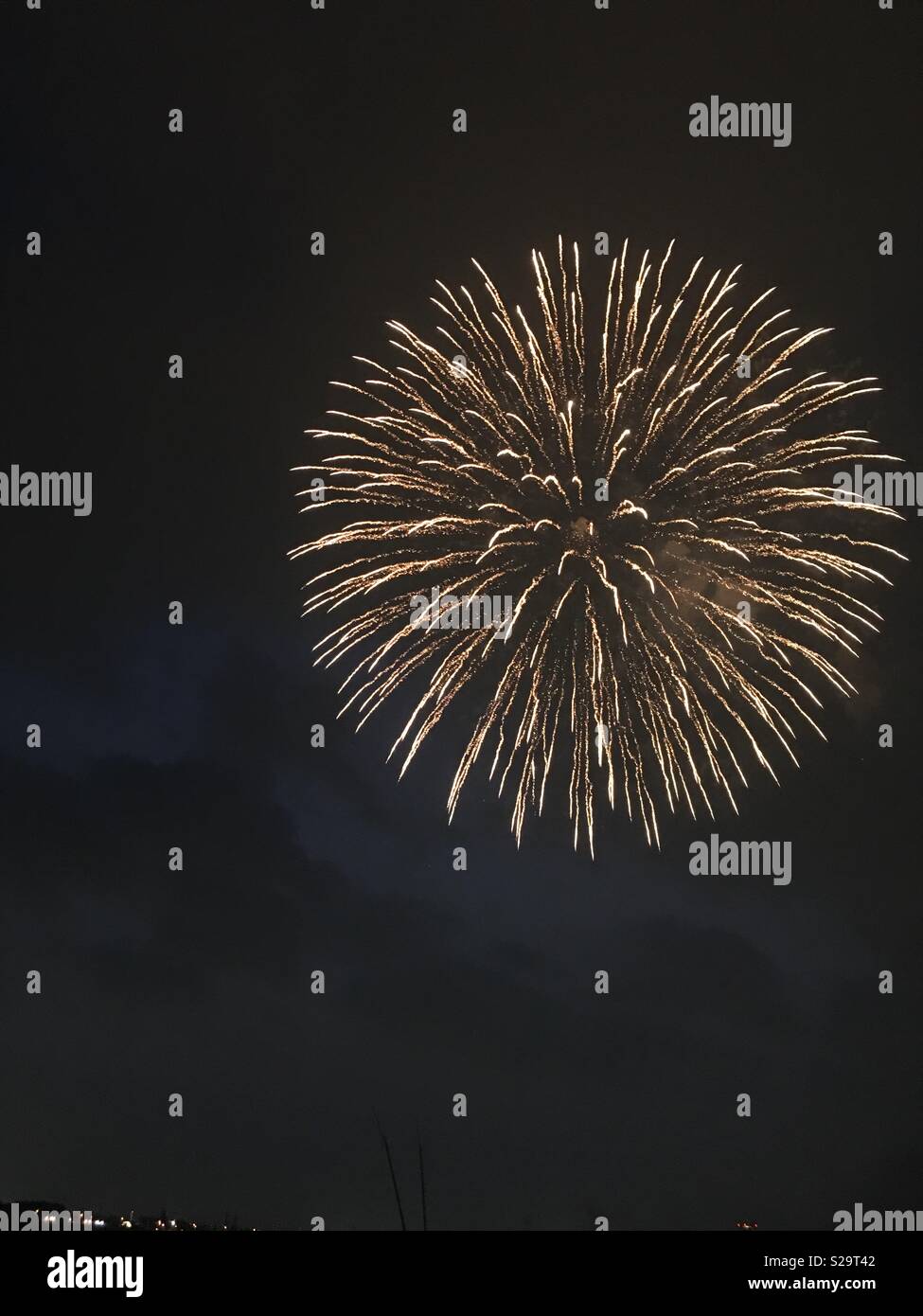 Fireworks at full bloom Stock Photo - Alamy