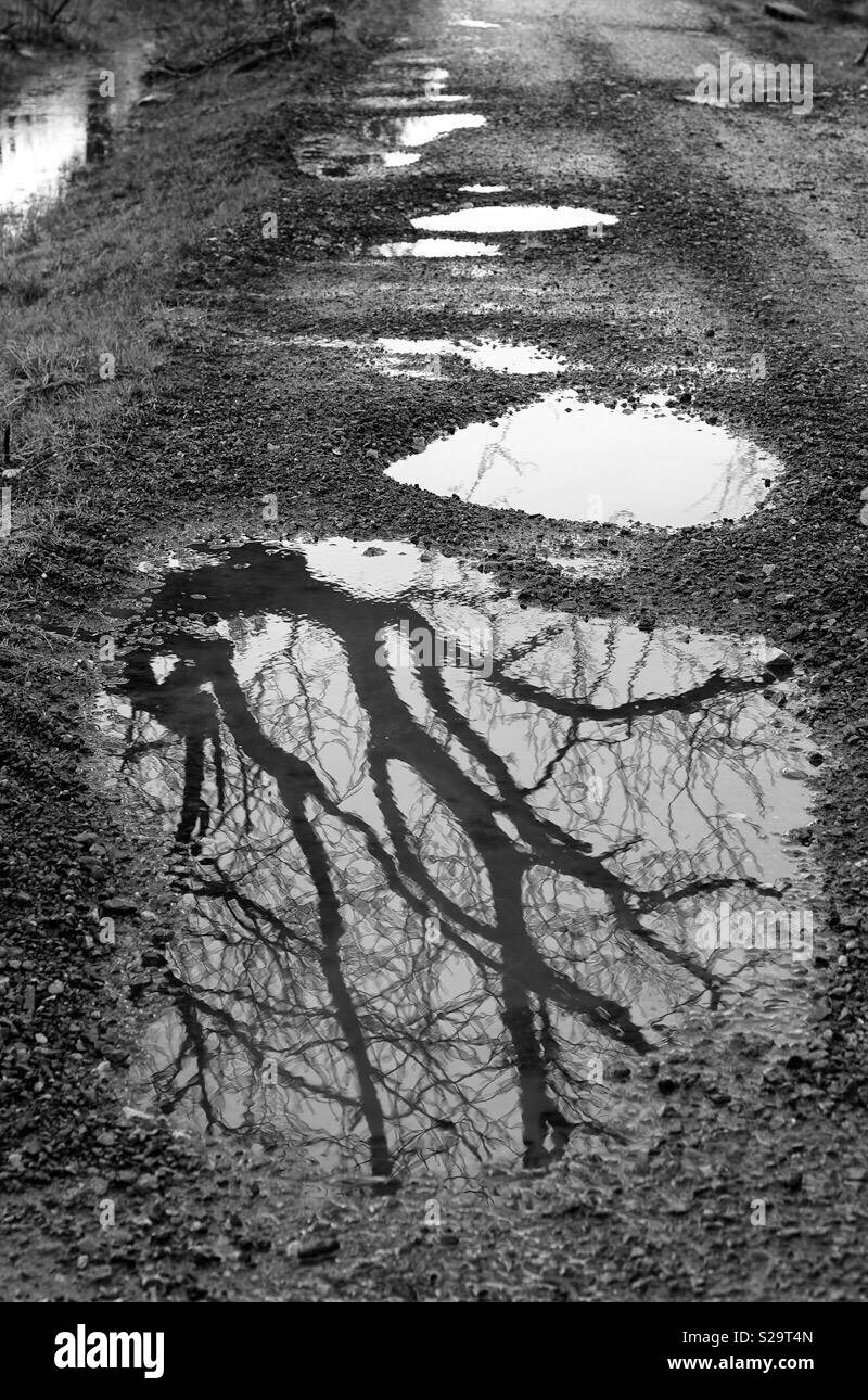 Road Puddles High Resolution Stock Photography and Images - Alamy