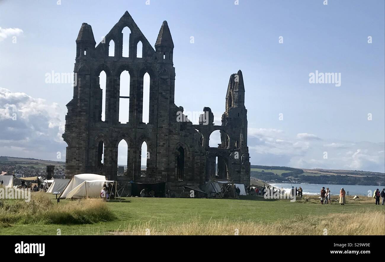 Whitby Castle High Resolution Stock Photography and Images - Alamy