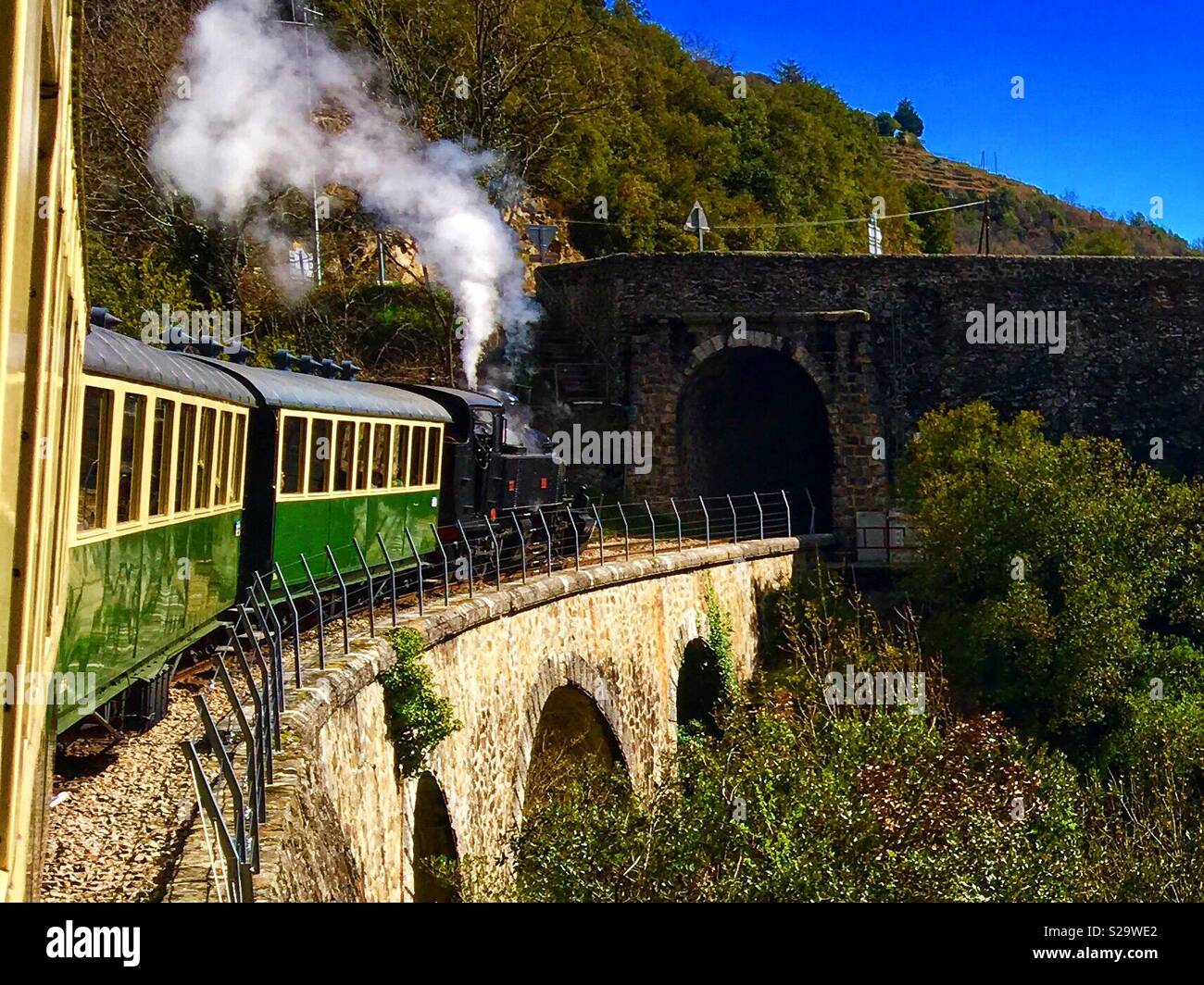 Steam engine train tunnel hi-res stock photography and images - Alamy