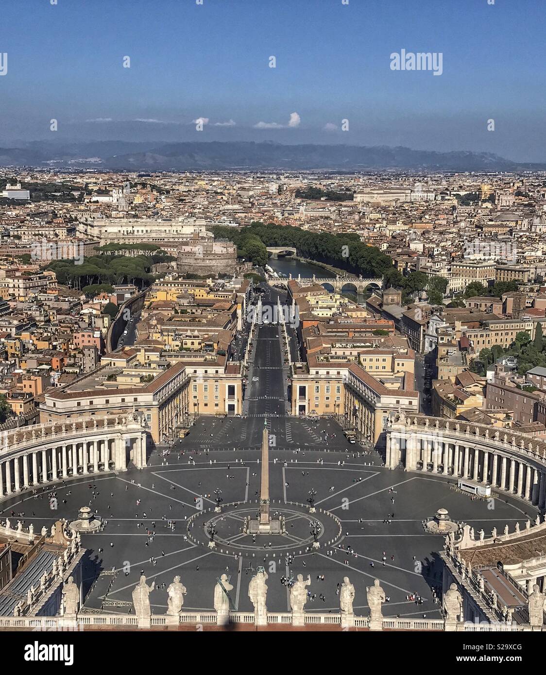 St peters basilica aerial hi-res stock photography and images - Alamy