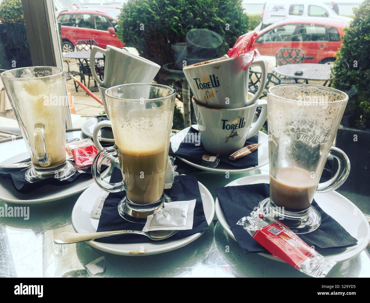 Empty half and half cups hi-res stock photography and images - Alamy