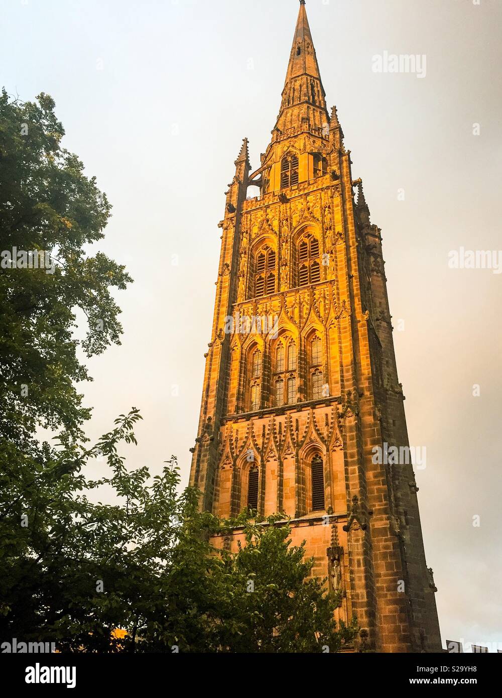 Tall church spire hi-res stock photography and images - Alamy