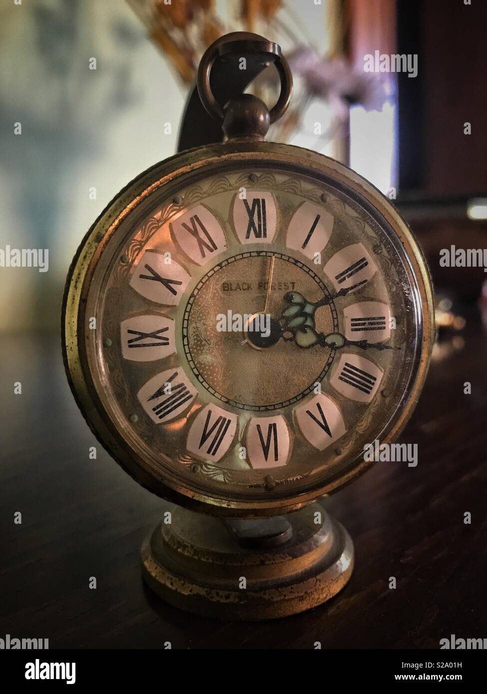 Old german clock hi-res stock photography and images - Alamy
