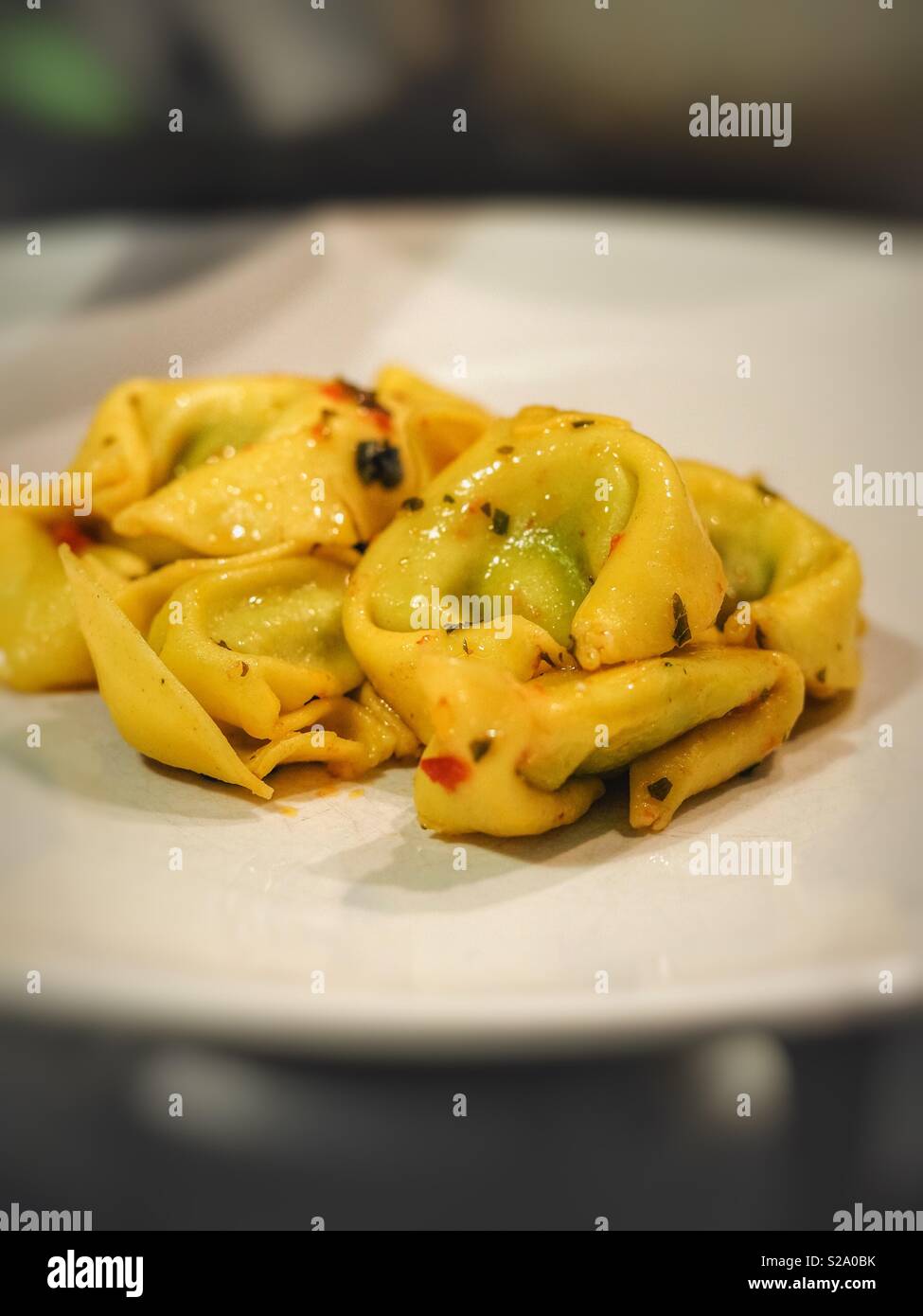 Tortellini stuffed italian pasta Stock Photo - Alamy
