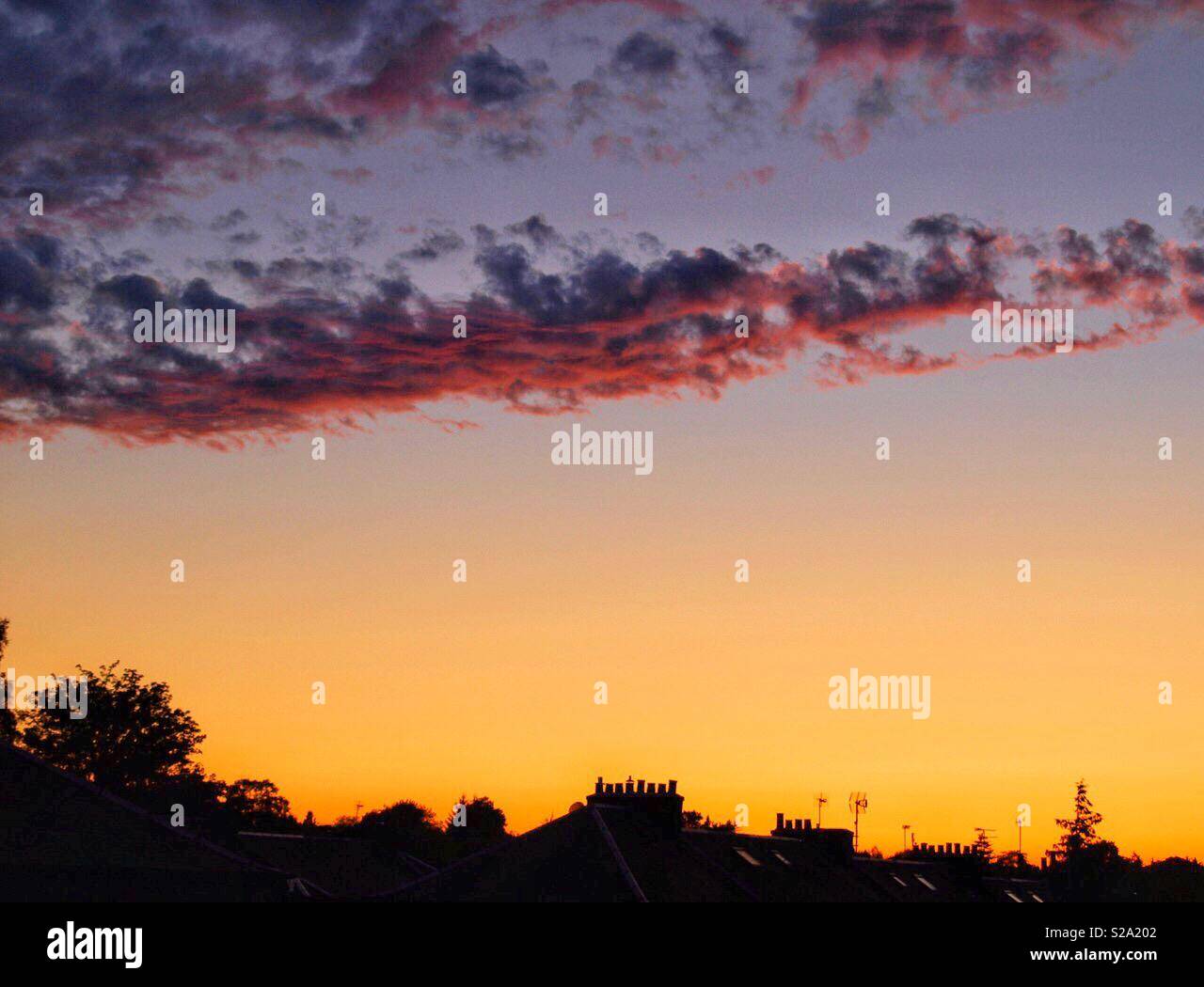 Rooftop sunset hi-res stock photography and images - Alamy
