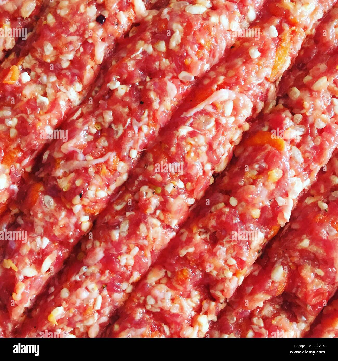 Ground beef with sesame seeds Stock Photo - Alamy