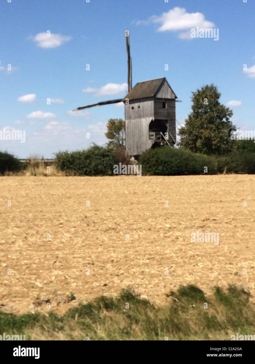 A very old windmill Stock Photo - Alamy