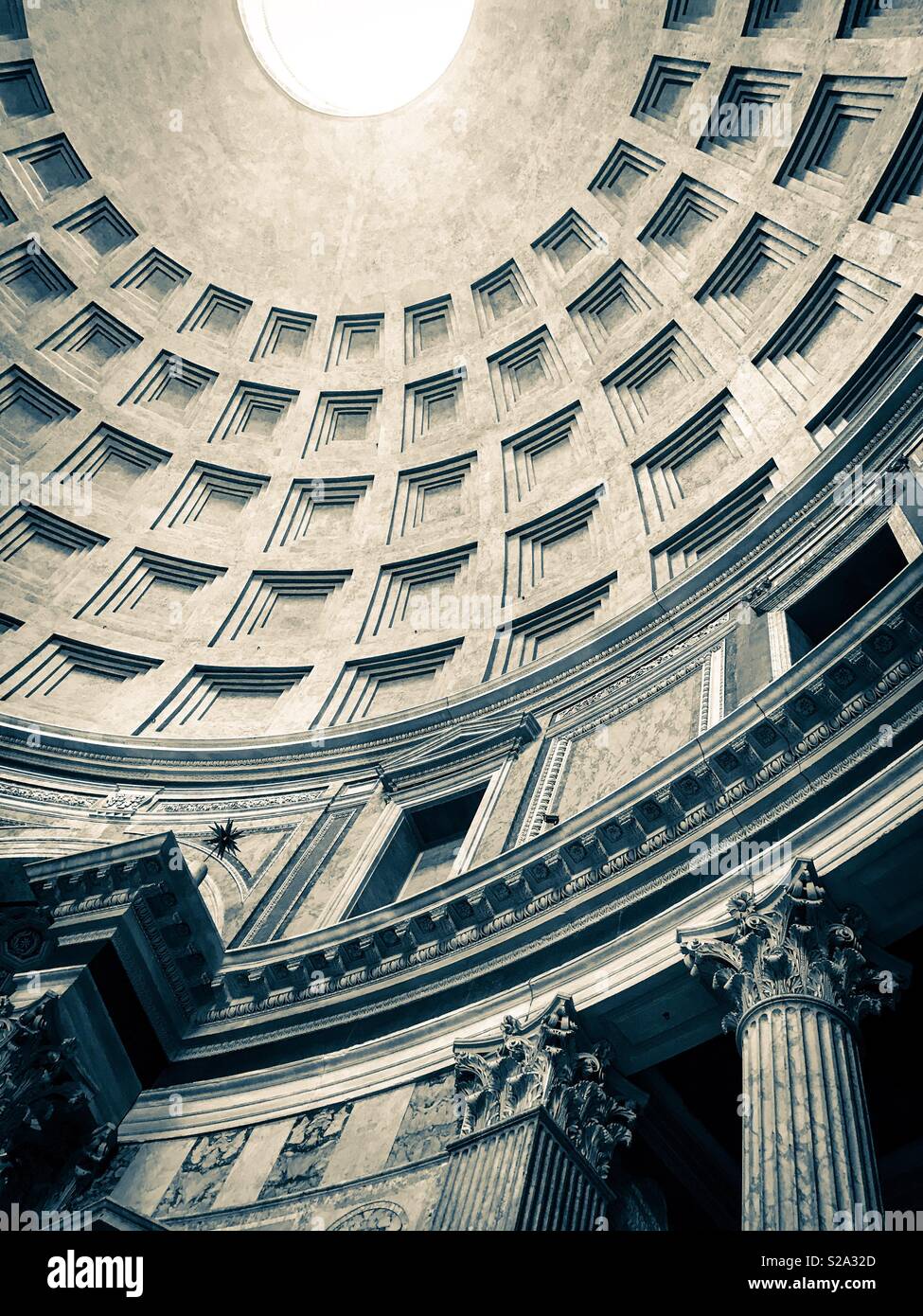 Inside the Pantheon, Rome Stock Photo - Alamy