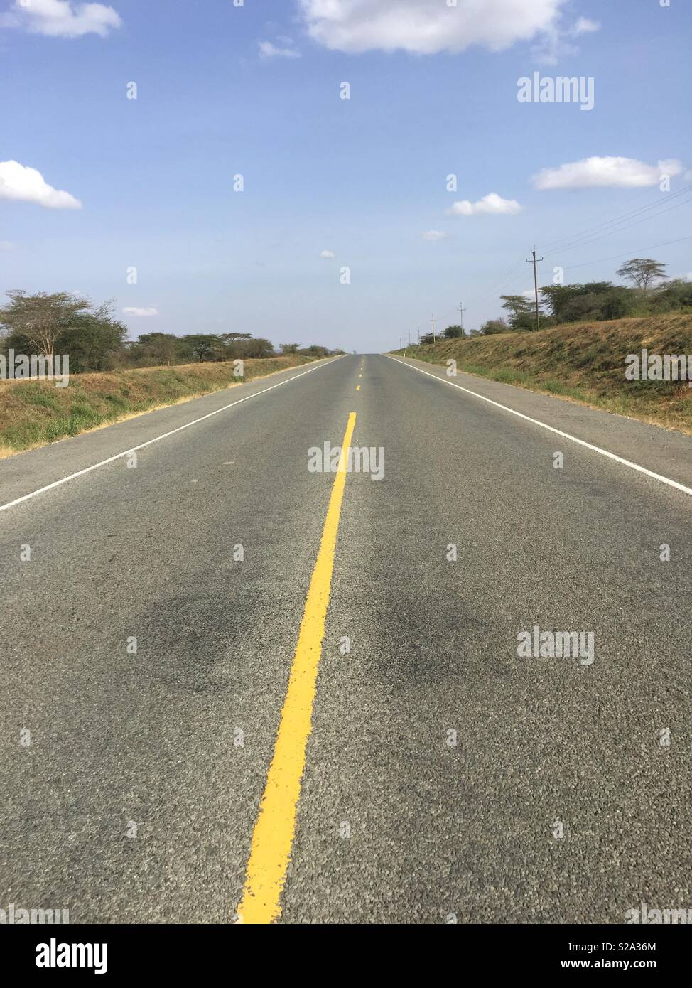 Trans Africa highway Stock Photo - Alamy