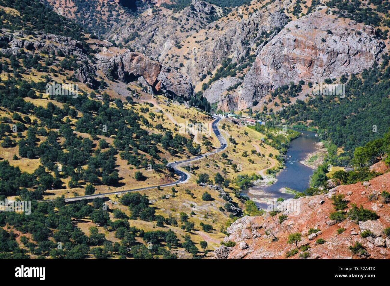 Way and river Stock Photo - Alamy