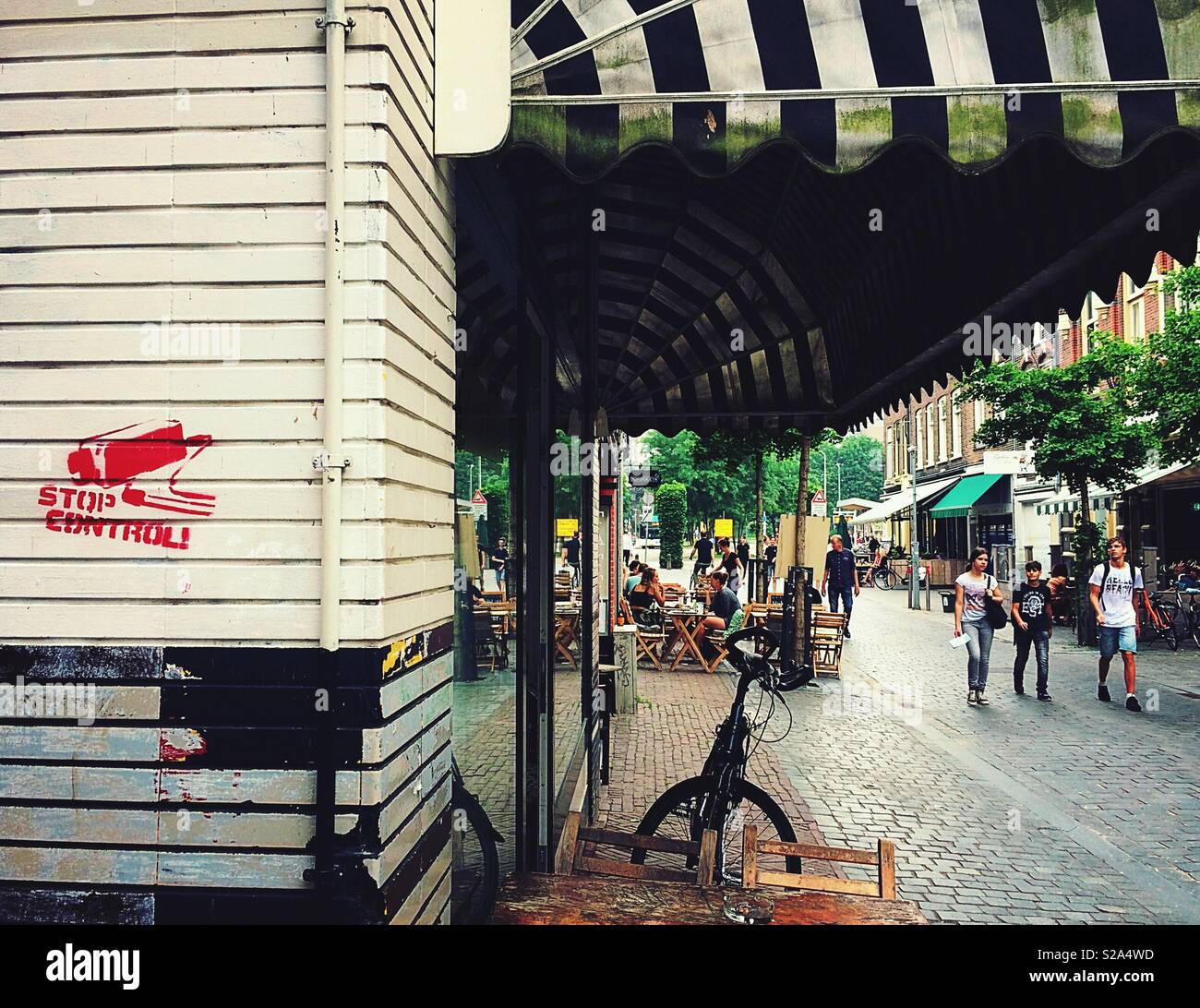 Modern streets of Nijmegen, the Netherlands in the summer sun Stock ...