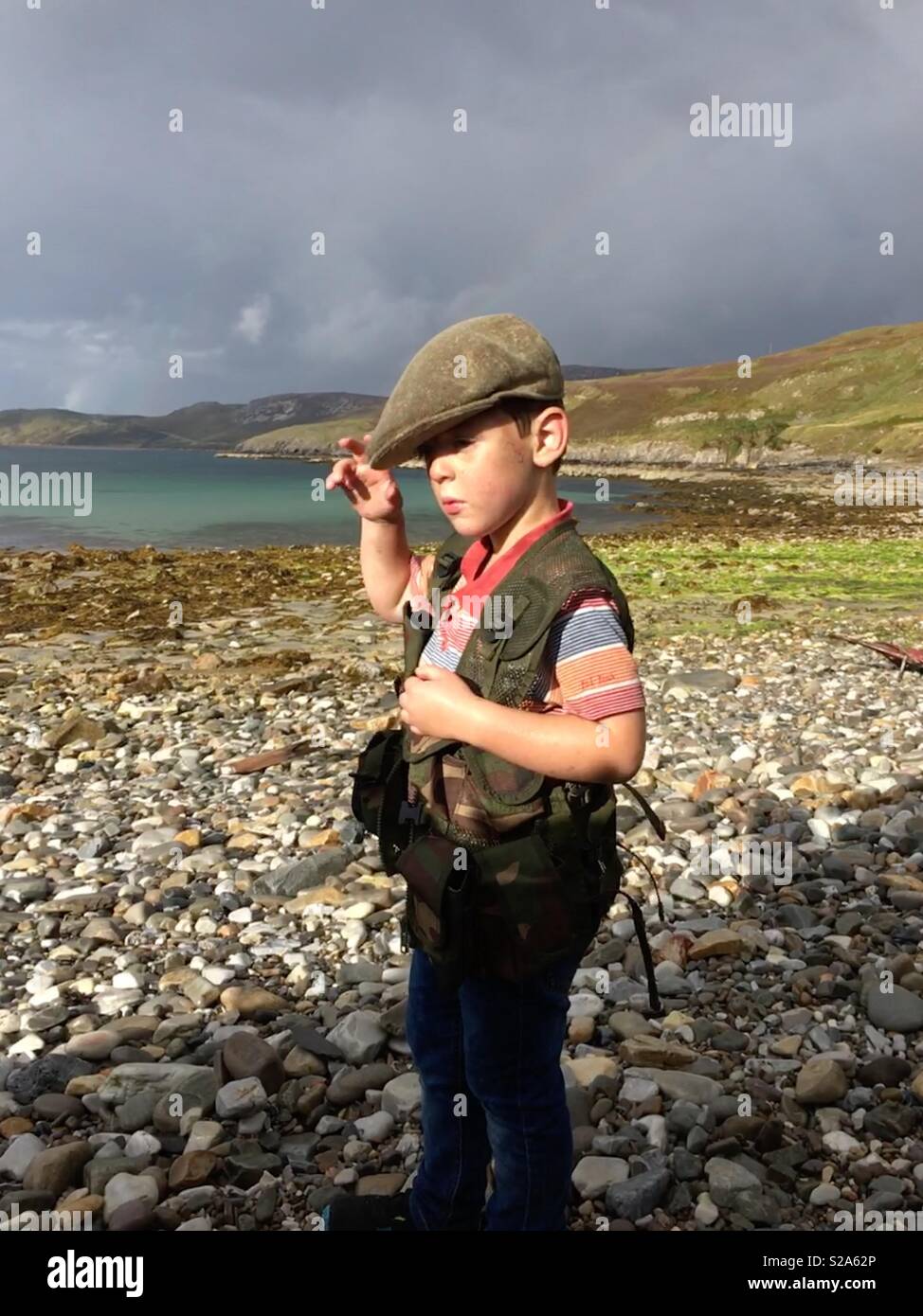 Boy scotland highlands hi-res stock photography and images - Alamy