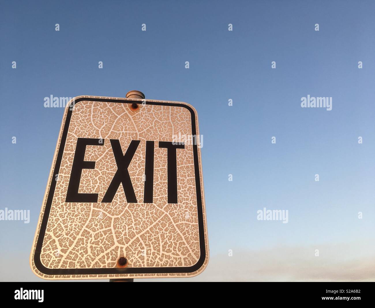 Old exit sign hi-res stock photography and images - Alamy