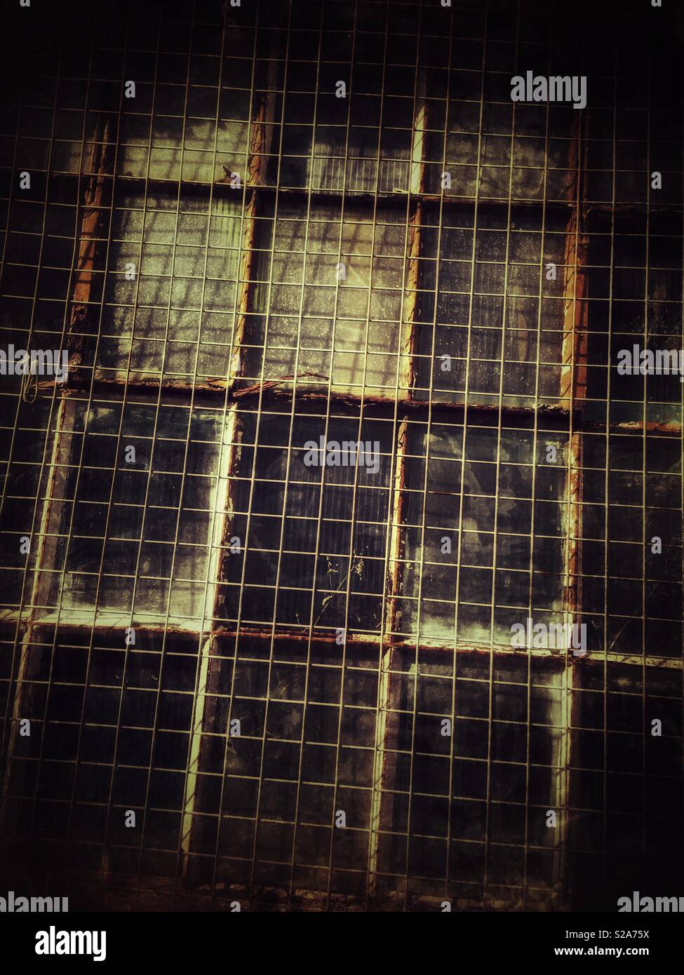 Metal grid window hi-res stock photography and images - Alamy