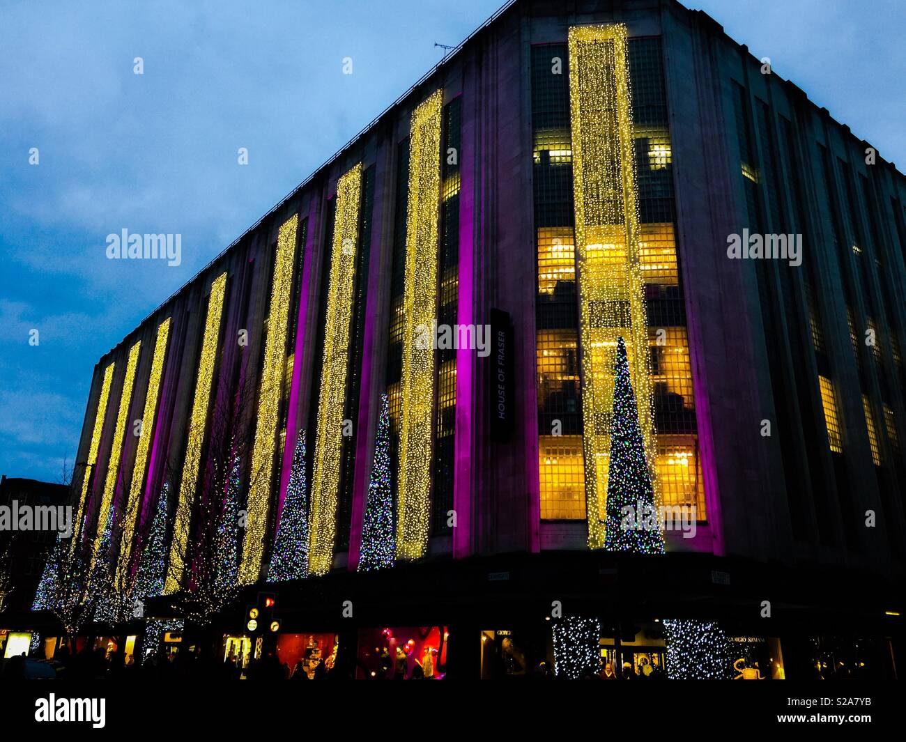Traditional Department store at Christmas Stock Photo - Alamy