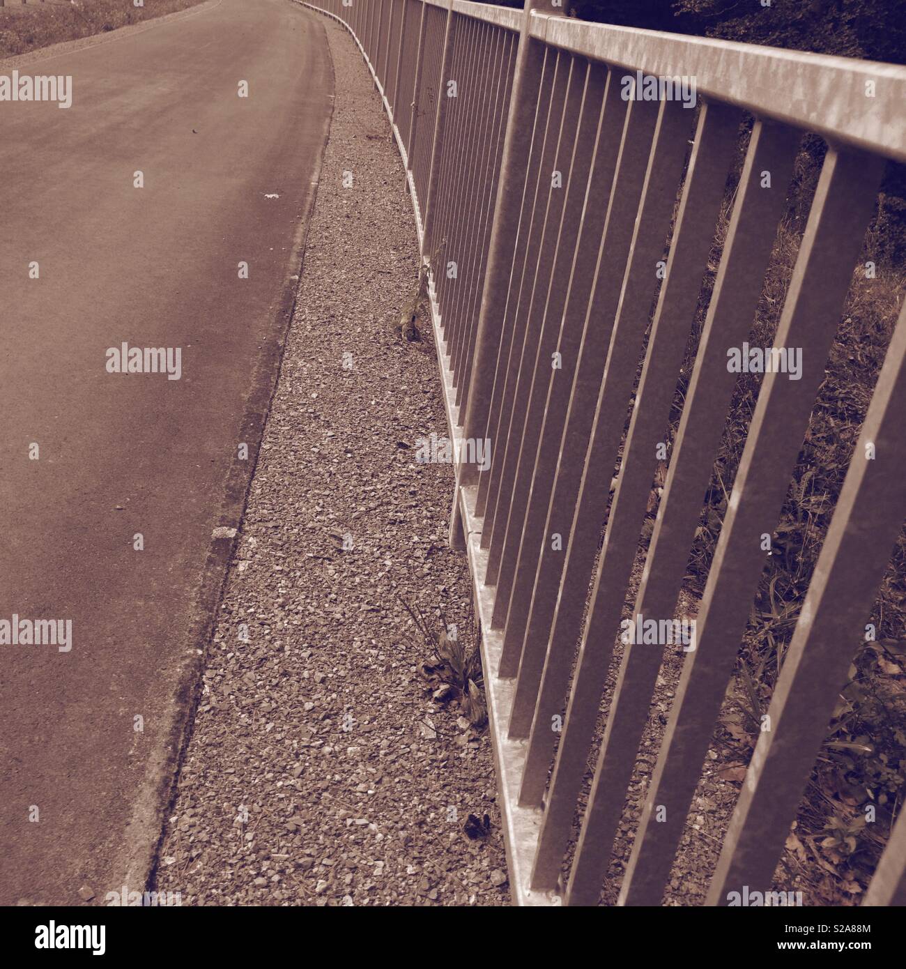 Path with handrail hi-res stock photography and images - Alamy