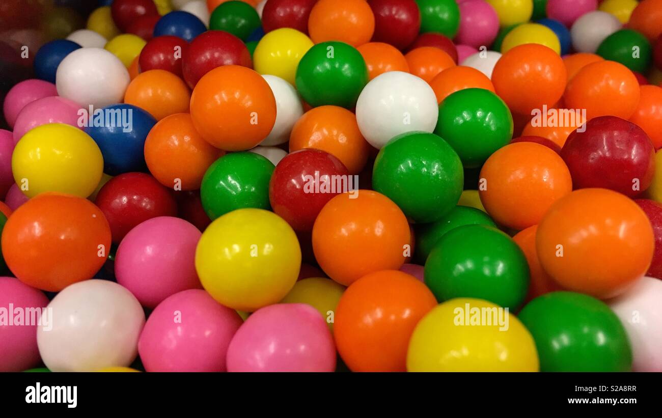Gum balls in bulk Stock Photo - Alamy