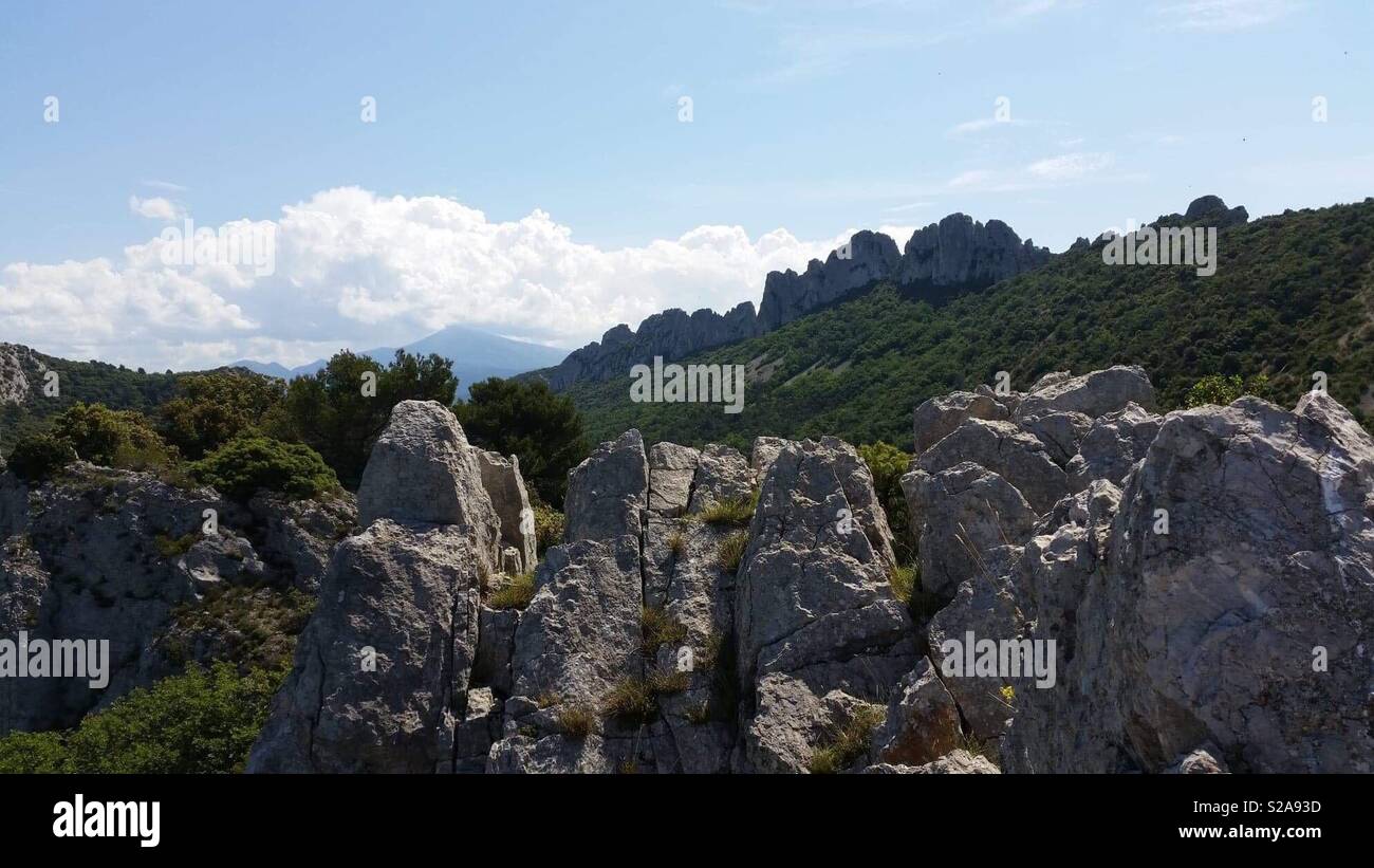 Dentelles de Montmirail (Vaucluse France Stock Photo - Alamy