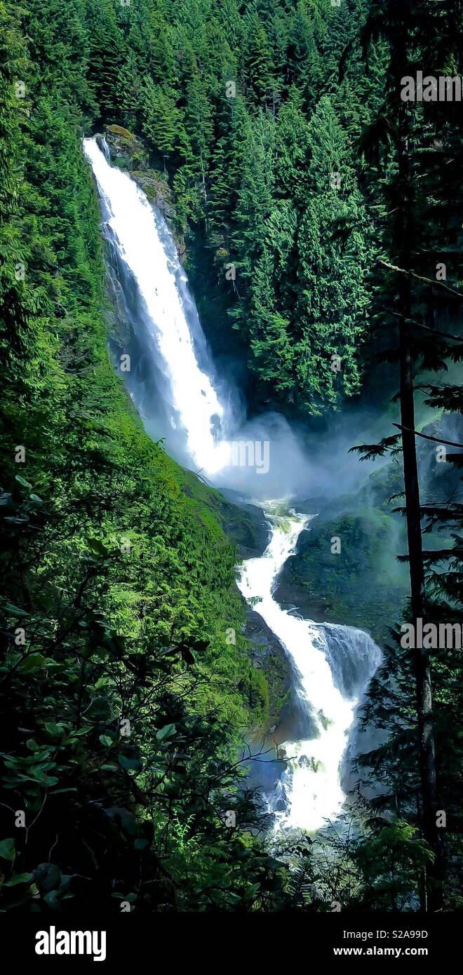 Wallace falls - Seattle Washington Stock Photo - Alamy