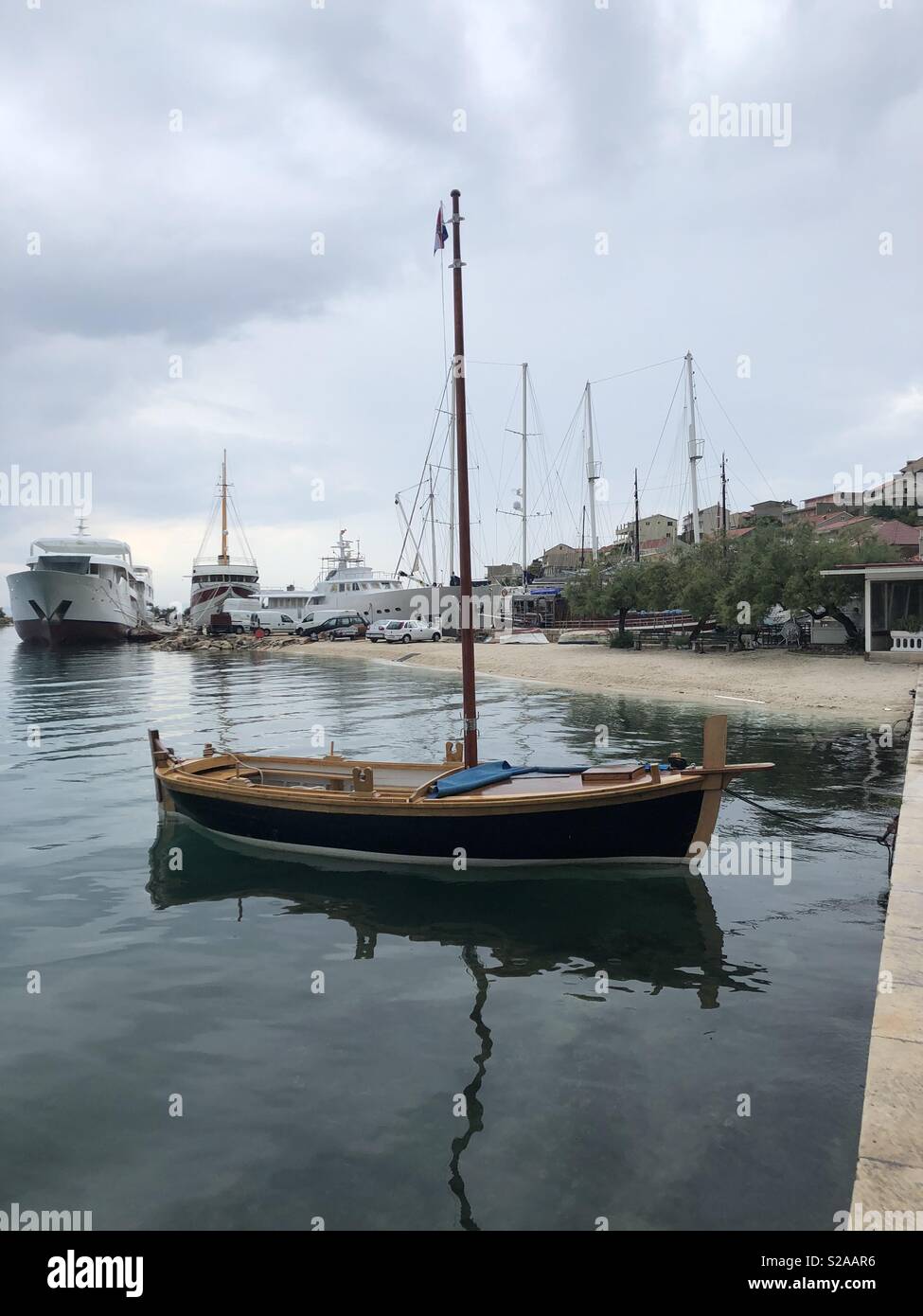 Traditional sail boat Stock Photo - Alamy