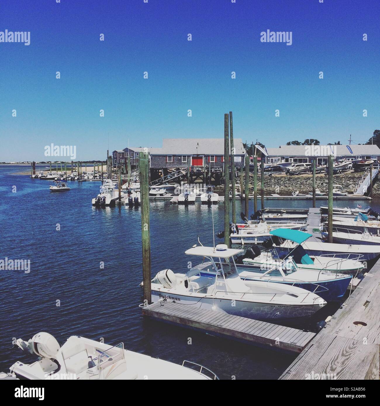Cape cod marina massachusetts smartphone stock photos and images - Alamy