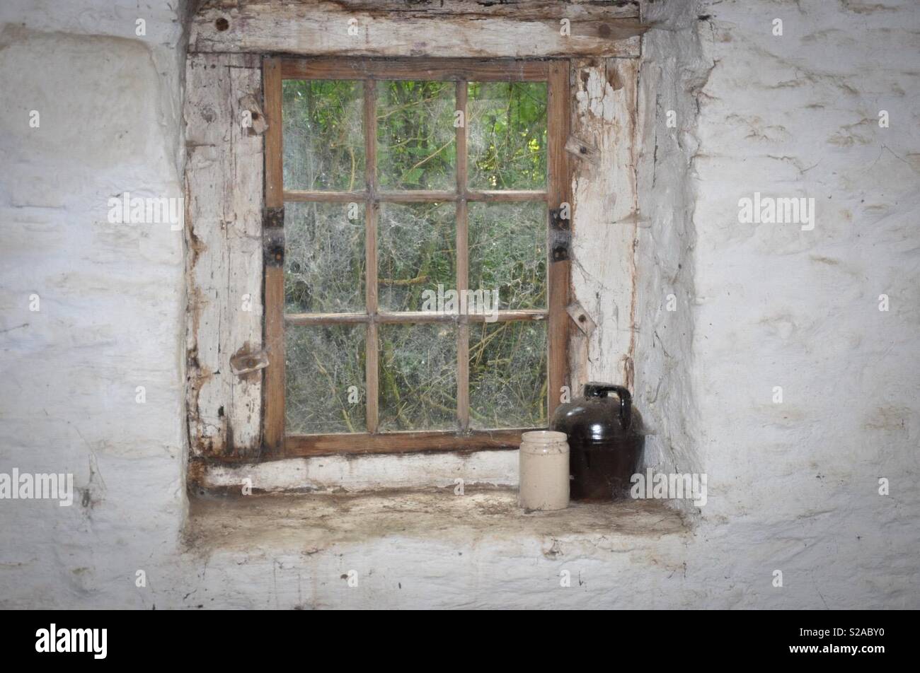 Very old window Stock Photo - Alamy
