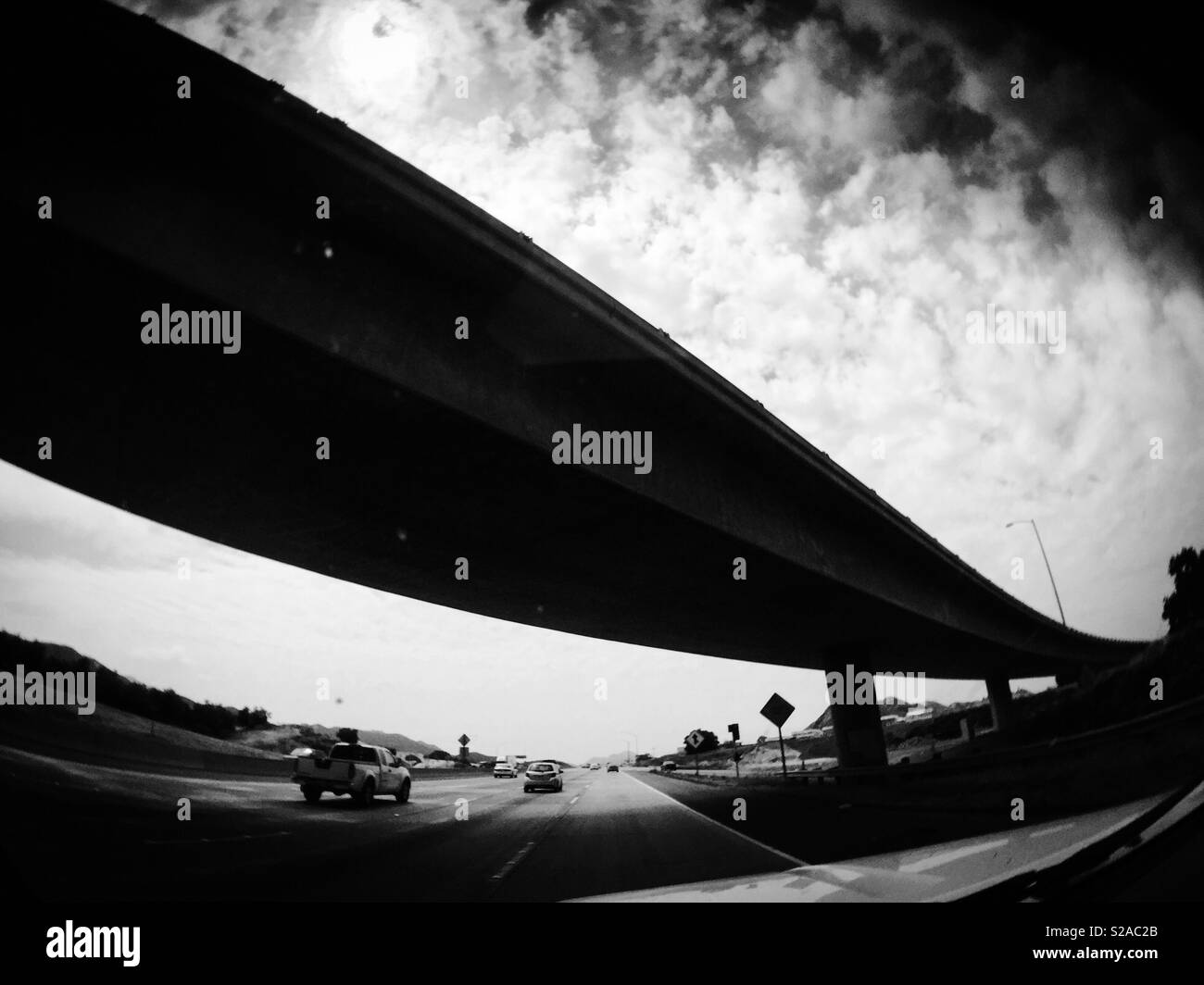 Freeway overpass Stock Photo - Alamy