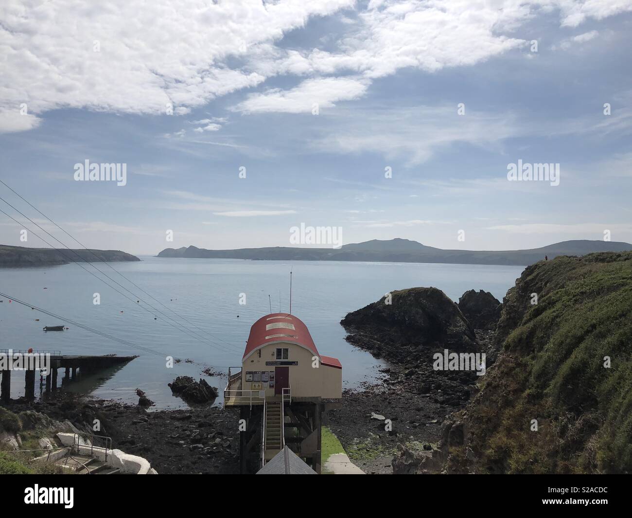 Life boat slip way Stock Photo - Alamy