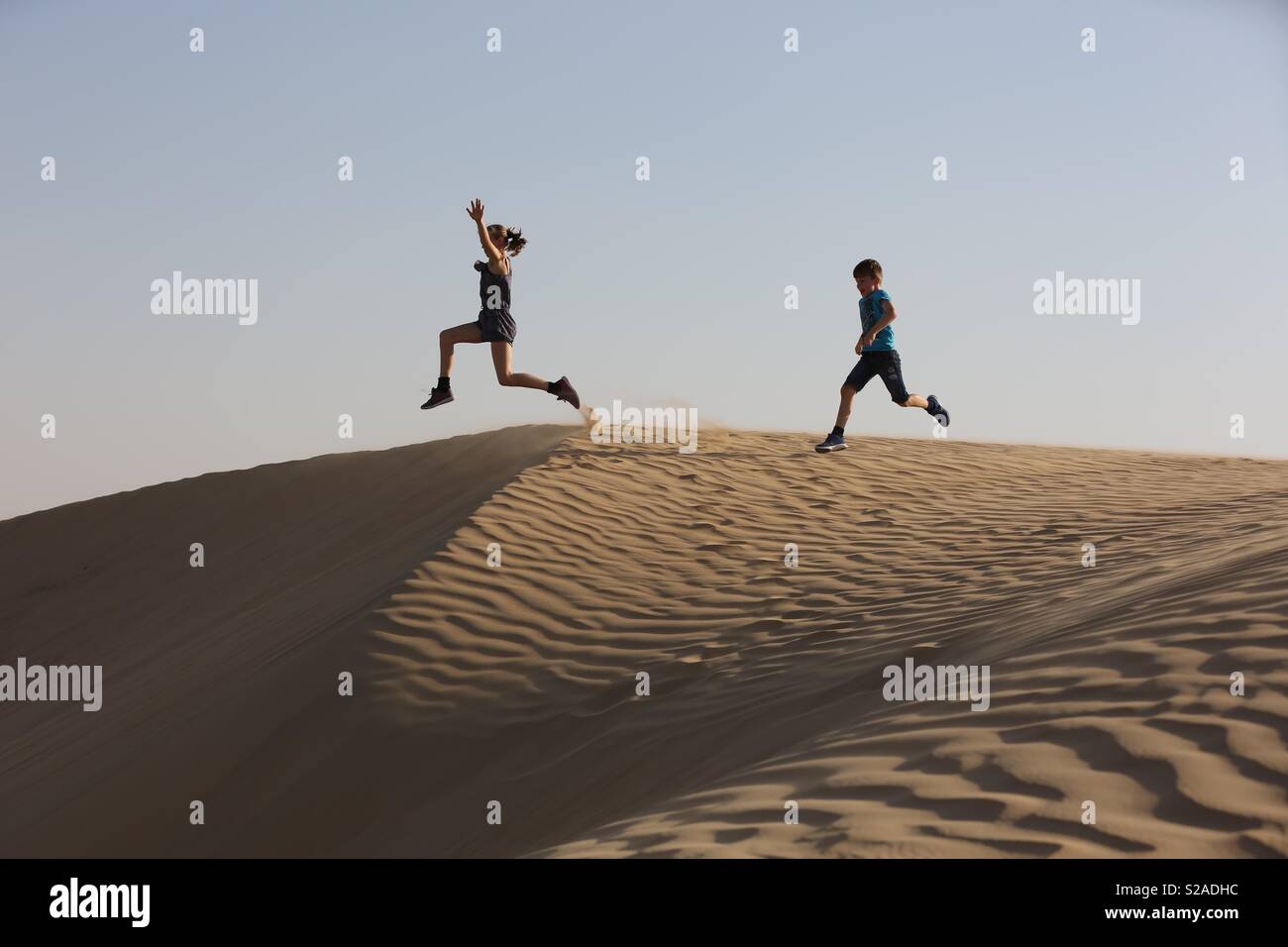 Jump desert hi-res stock photography and images - Alamy