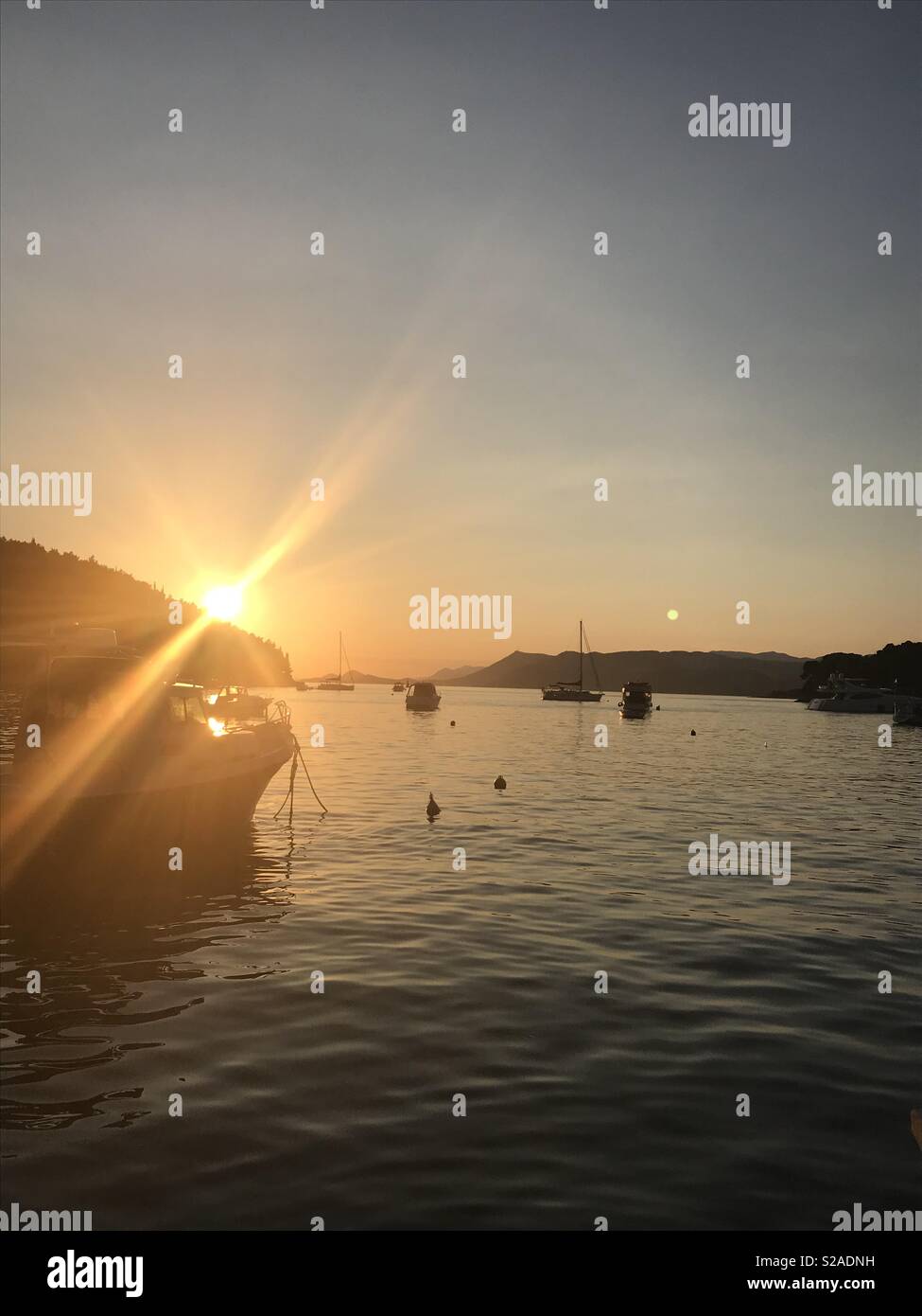 Croatian sunset hi-res stock photography and images - Alamy