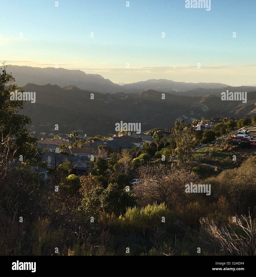 A valley in California Stock Photo - Alamy