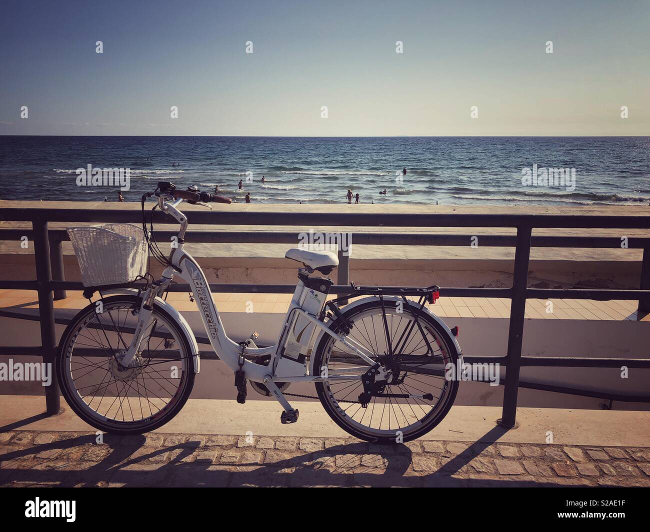 Bicycle on the Beach Stock Photo - Alamy
