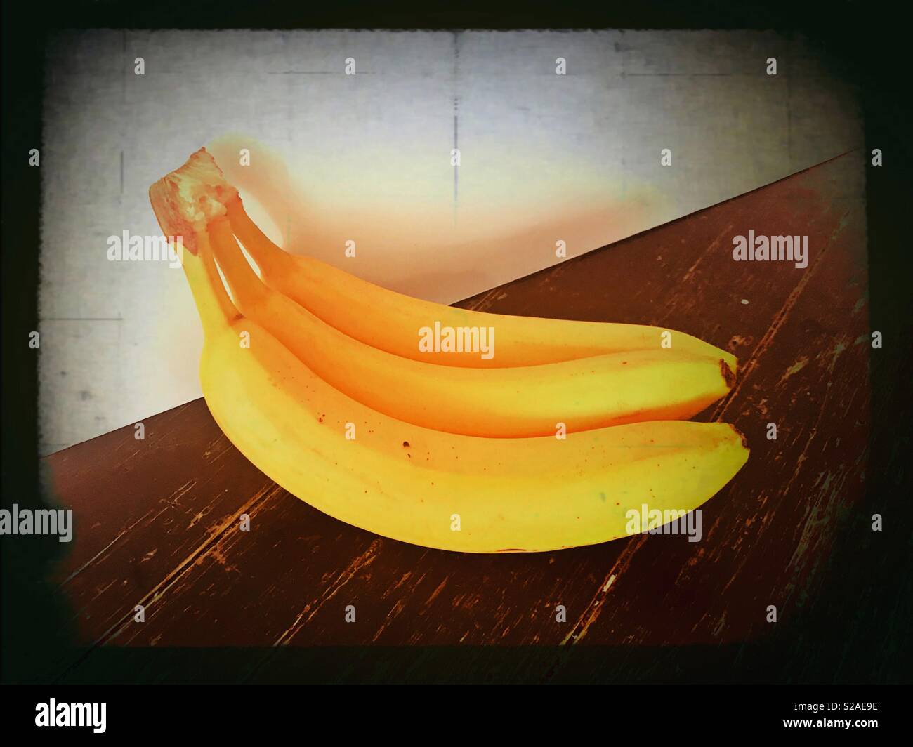 Bold beautiful yellow bananas in the kitchen Stock Photo - Alamy