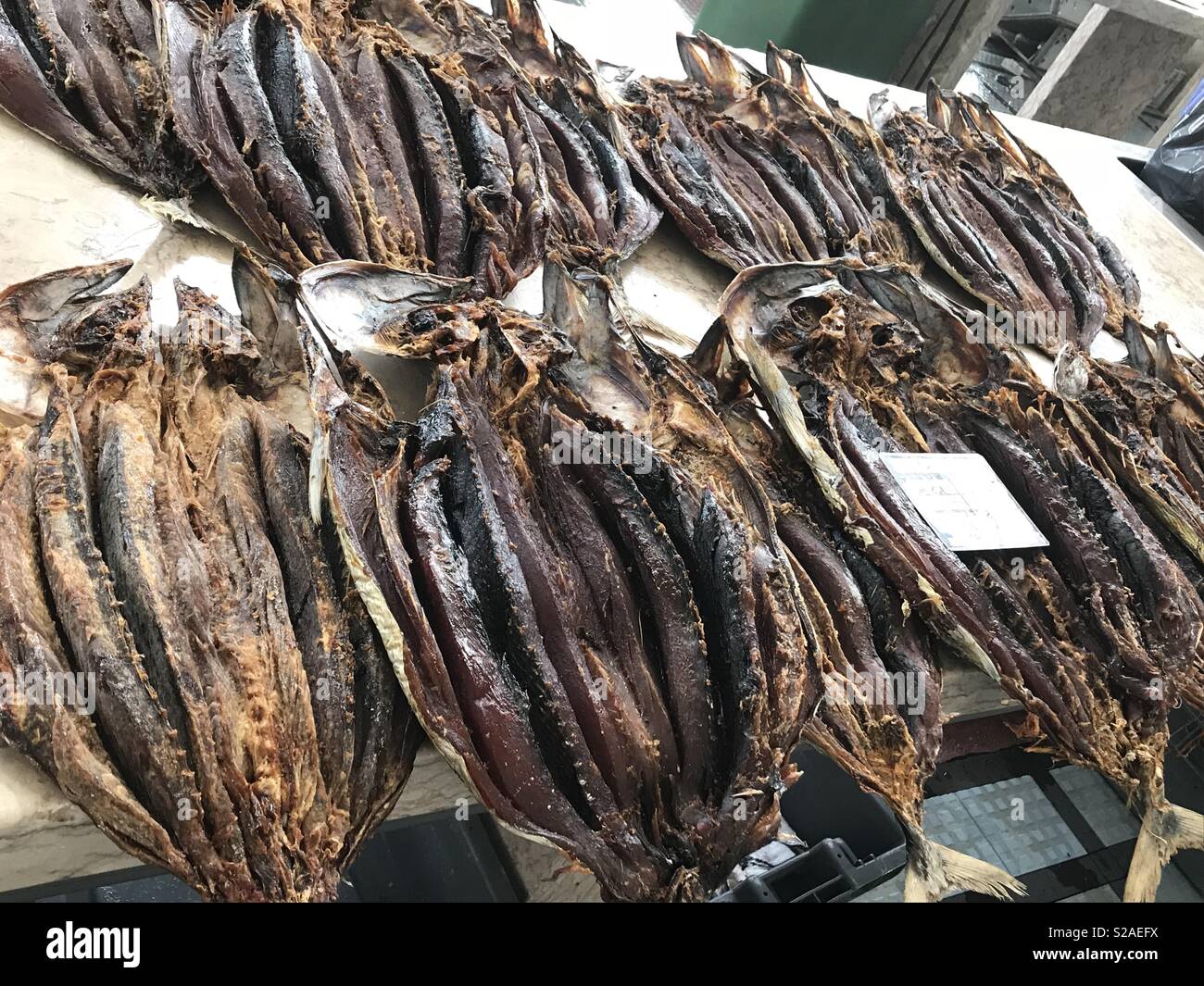 Dried fish on display hi-res stock photography and images - Alamy