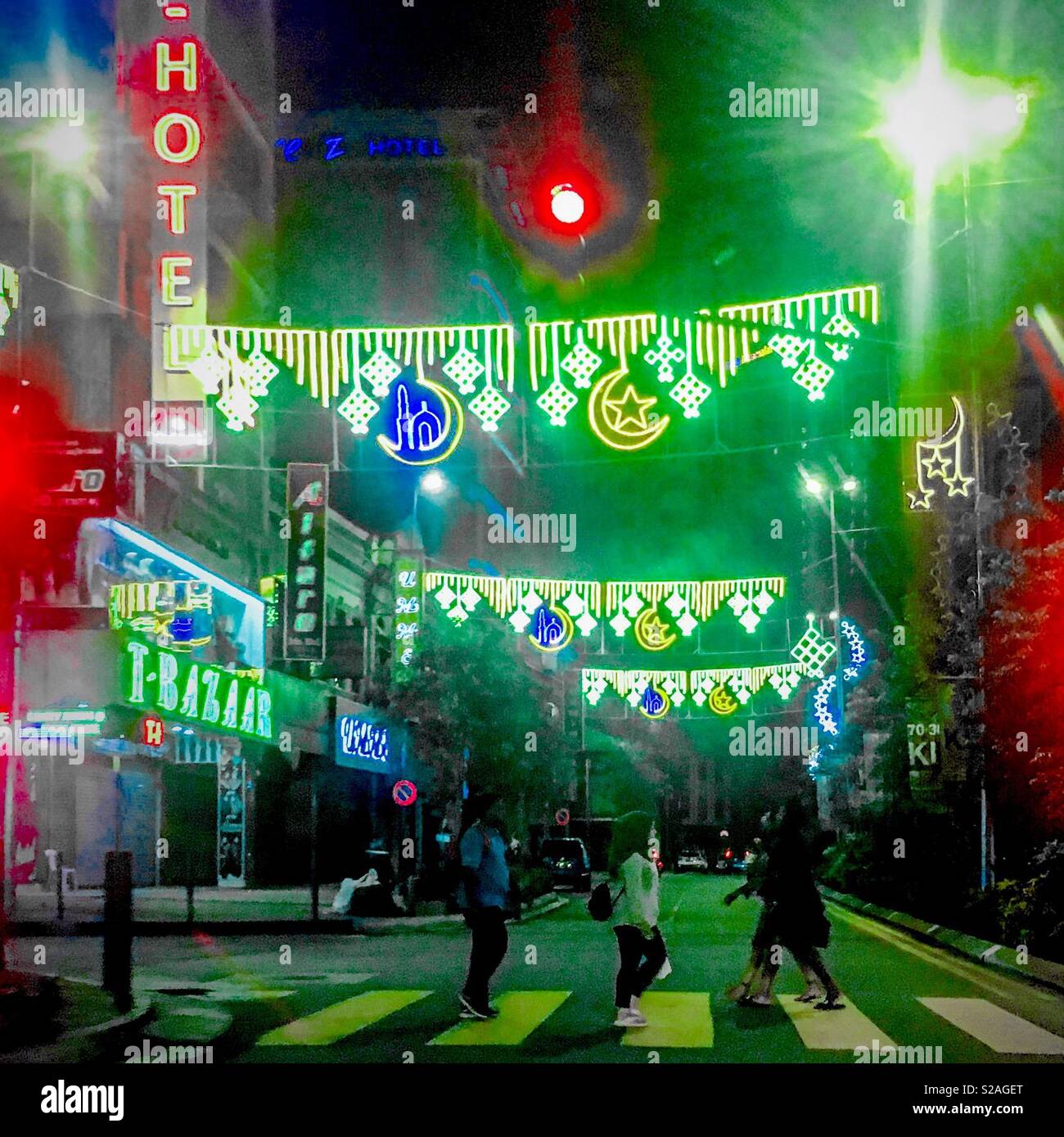 Night crossing hi-res stock photography and images - Alamy