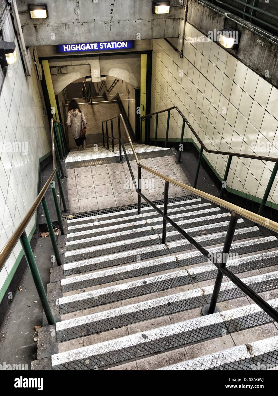 The entrance to Highgate Station in London, England Stock Photo - Alamy