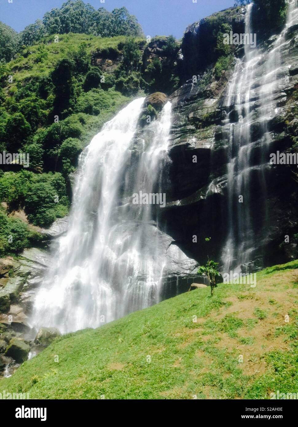 A waterfall in Bomburu alle Stock Photo - Alamy