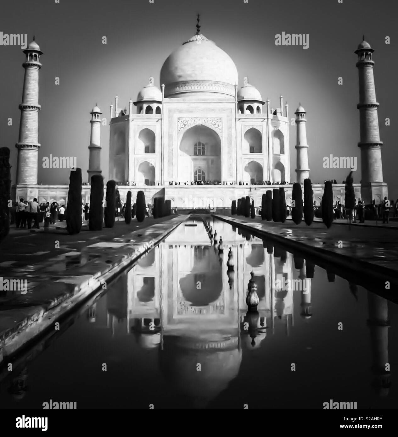 Taj mahal Black and White Stock Photos & Images - Alamy