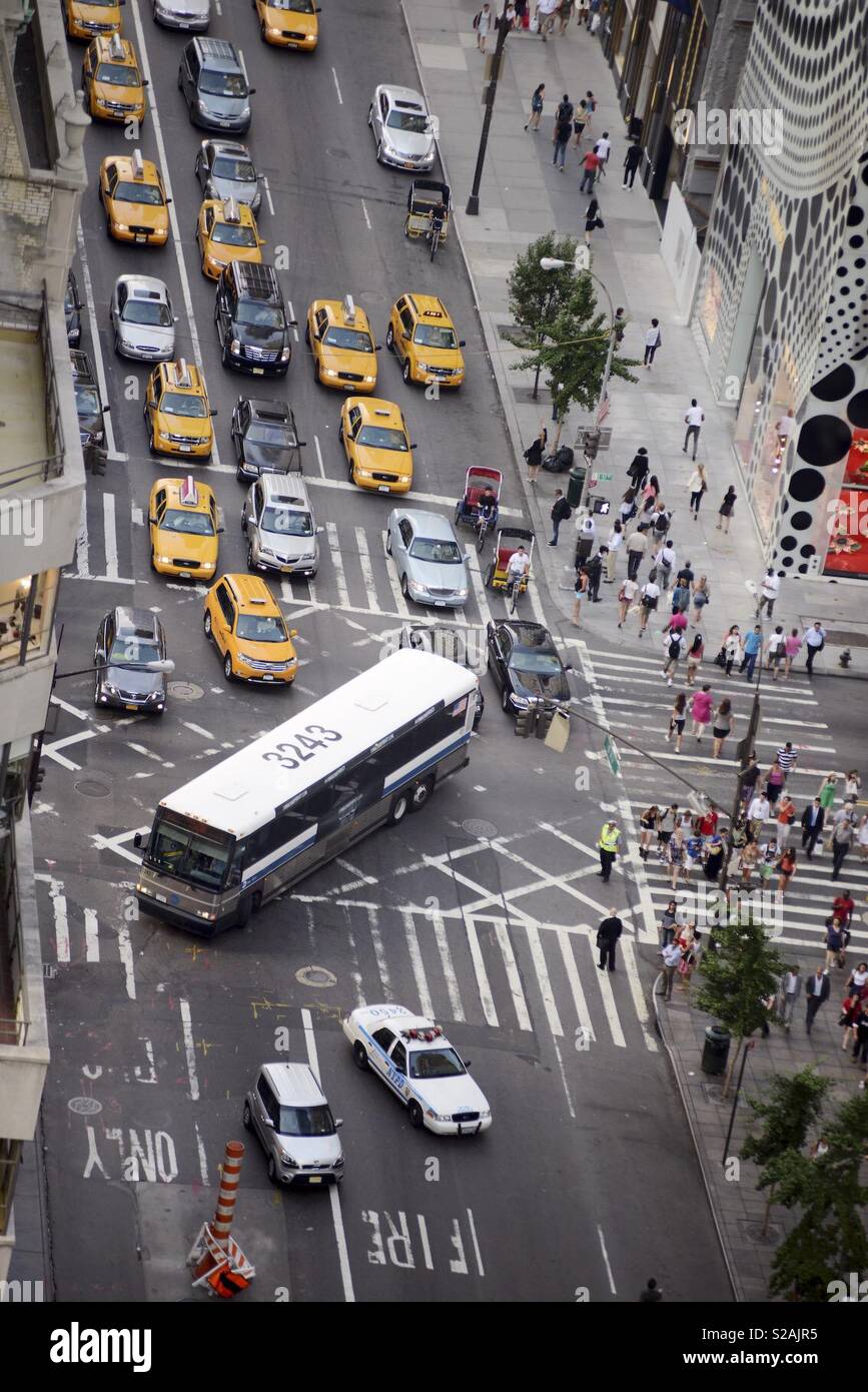 Chaotic city street hi-res stock photography and images - Alamy