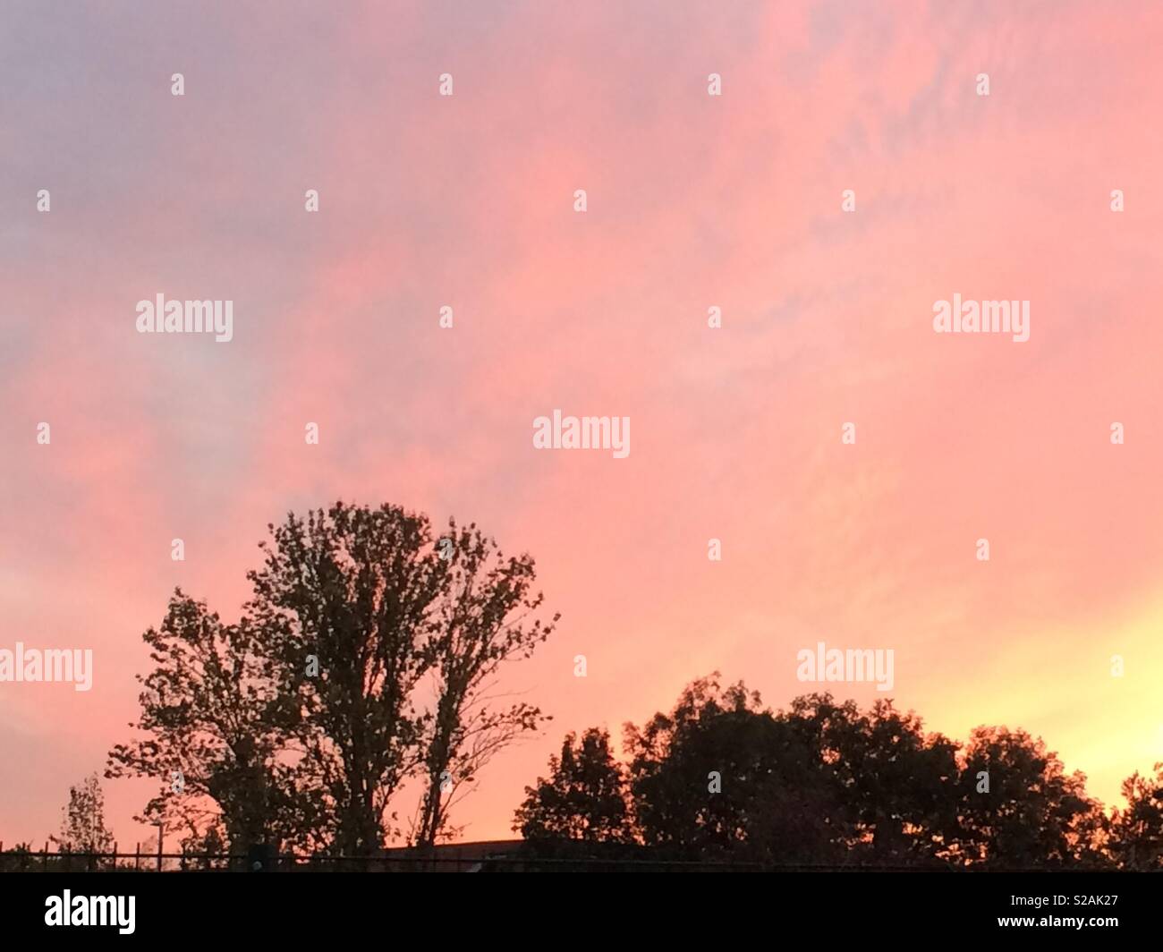 Dusk and burning clouds hi-res stock photography and images - Alamy