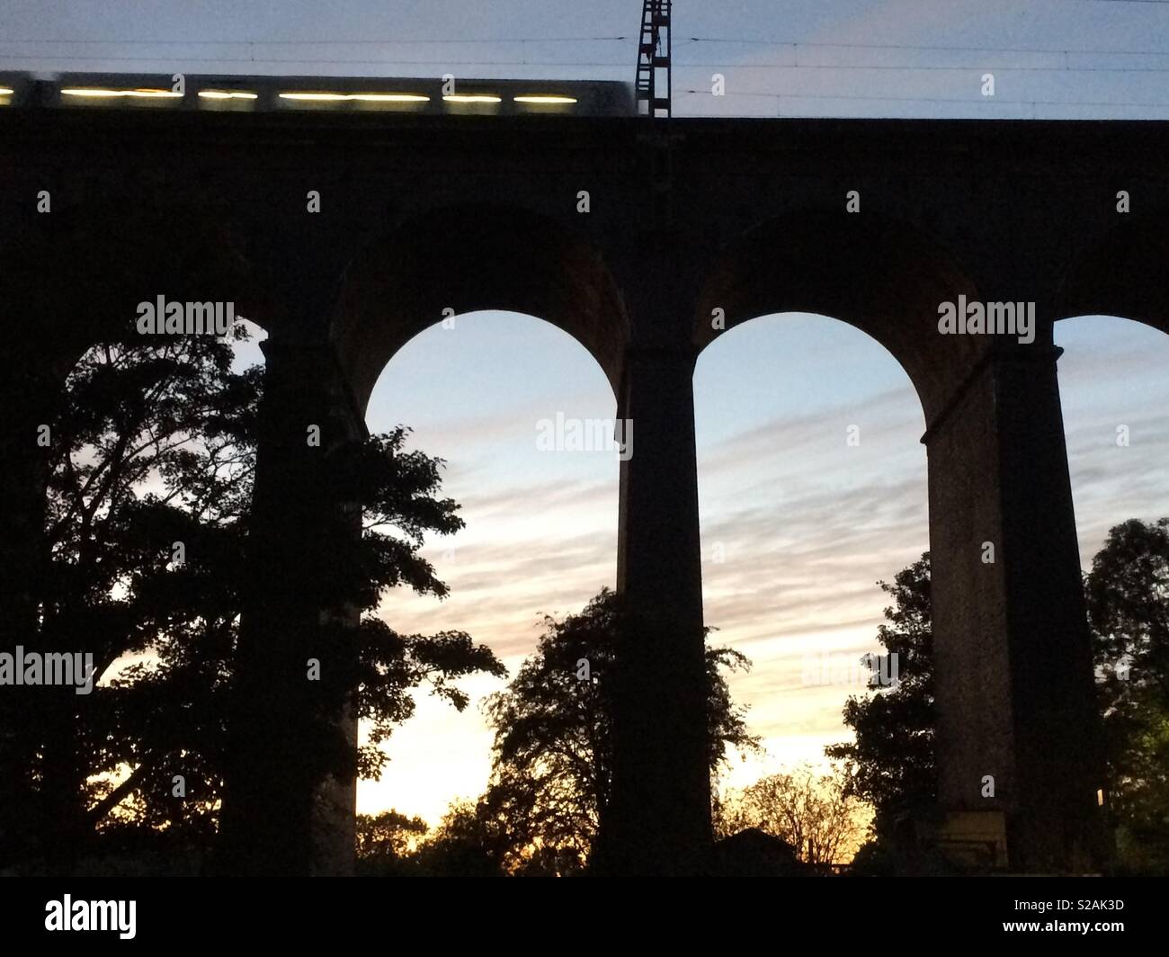 Viaduct and sunset hi-res stock photography and images - Alamy