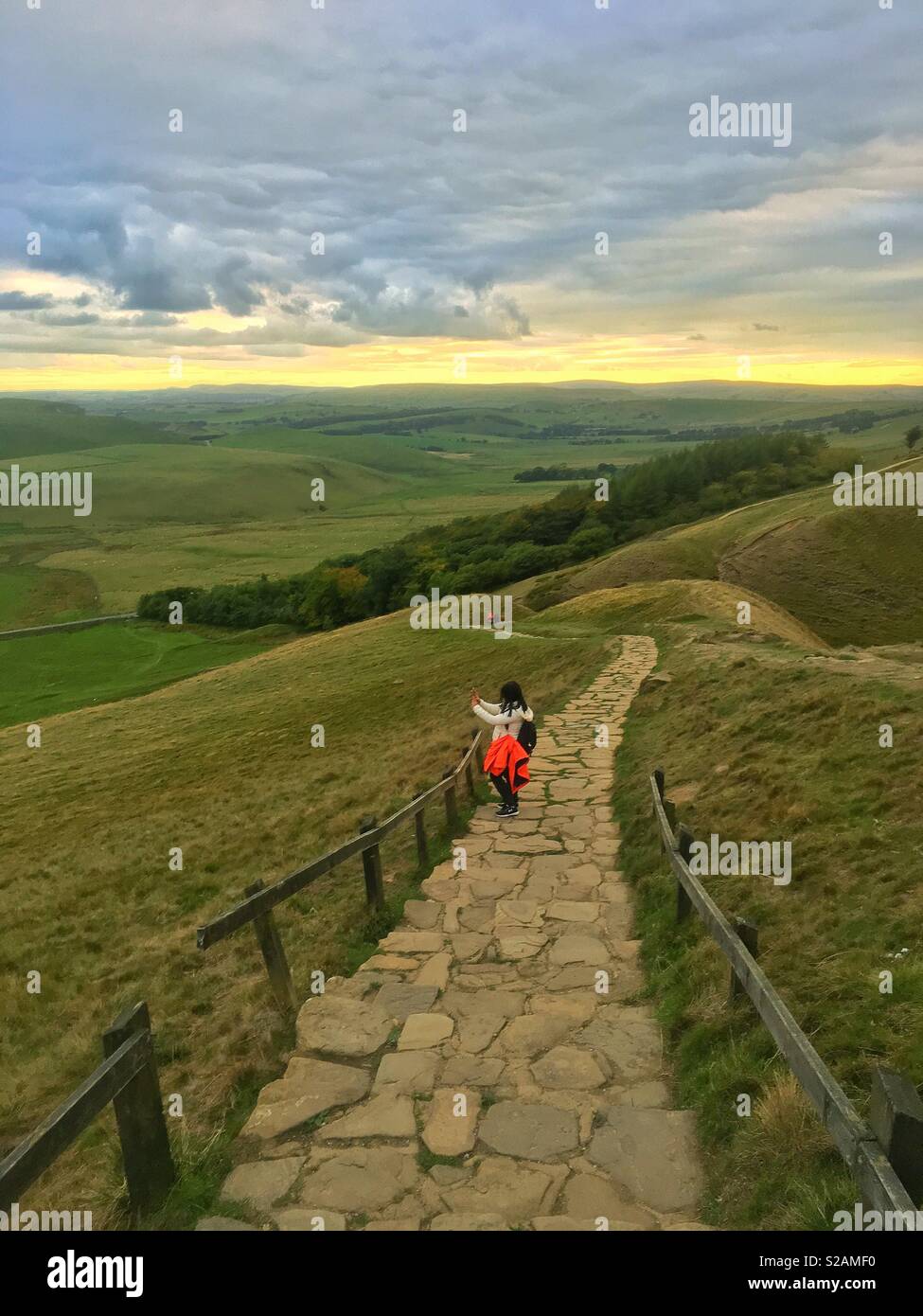 Mam Tor Sunset High Resolution Stock Photography and Images - Alamy