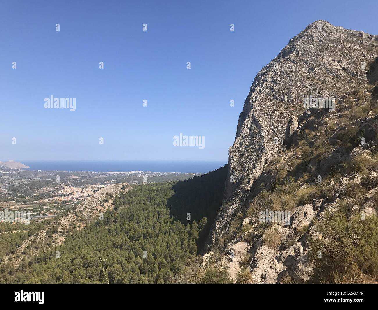 Mountain top views in Spain Stock Photo - Alamy