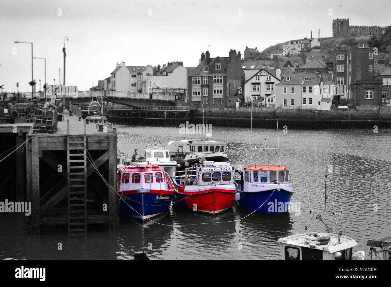 Harbour of colour Stock Photo - Alamy