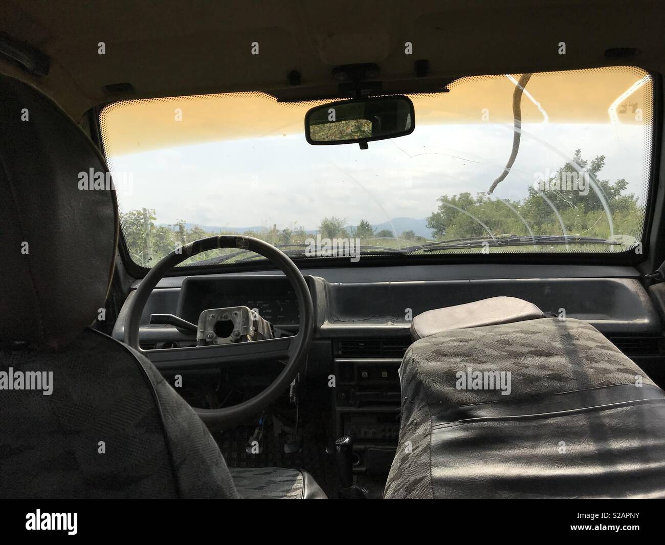 80s Russian Lada in countryside of Georgia the country Stock Photo - Alamy