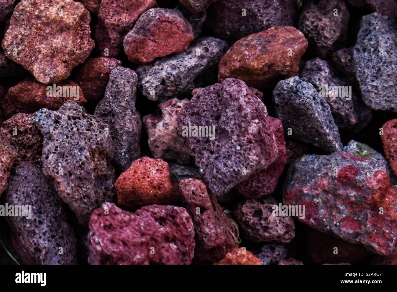 Black and red lava hi-res stock photography and images - Alamy